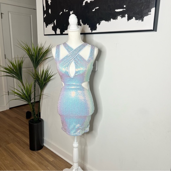 privy | Dresses | Mermaid Color Mini Dress | Poshmark